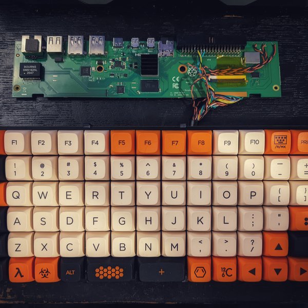 Bootless Pi 400 Cyberdeck | Hackaday.io