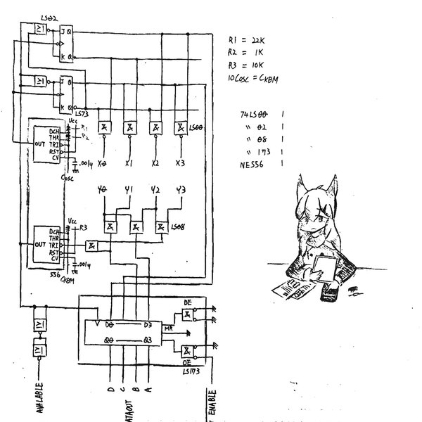 REC 74LS922 : 16 Keys Encoder | Hackaday.io