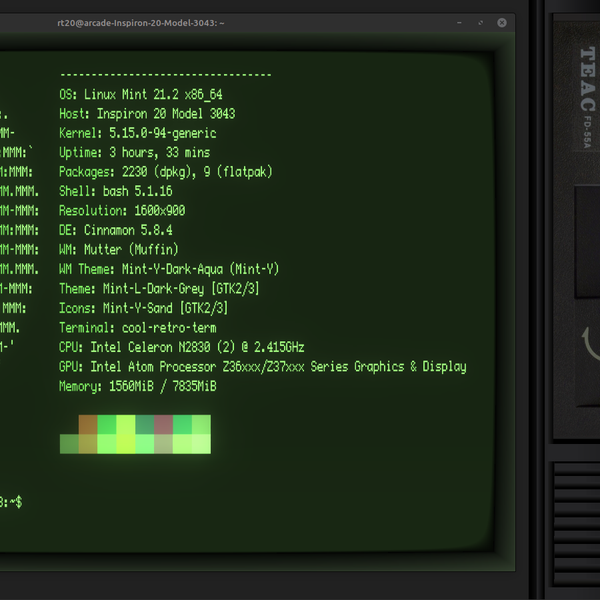 Retro Terminal Control Panel for Bartop Arcade Cab | Hackaday.io
