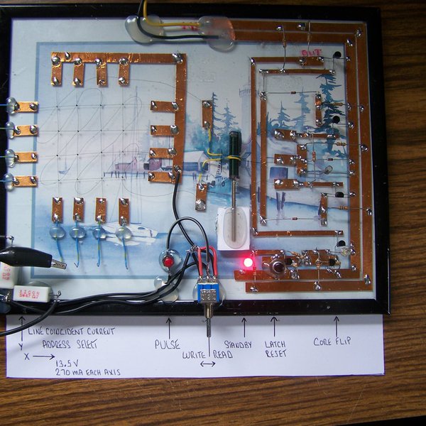 Magnetic Core Memory The Dr Cockroach Way | Hackaday.io Magnetic Core Memory The Dr Cockroach Way | Hackaday.io