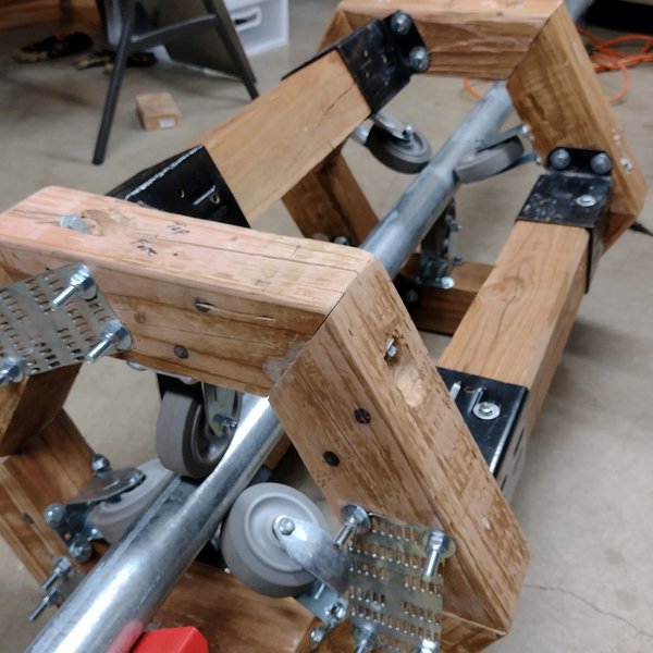Crane built from old fence | Hackaday.io