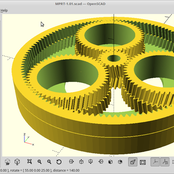 MPRT - Modified planetary robotics transmission | Hackaday.io