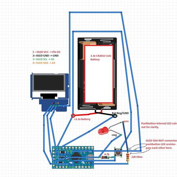 Coin Battery Powered Digital Business Card | Hackaday.io