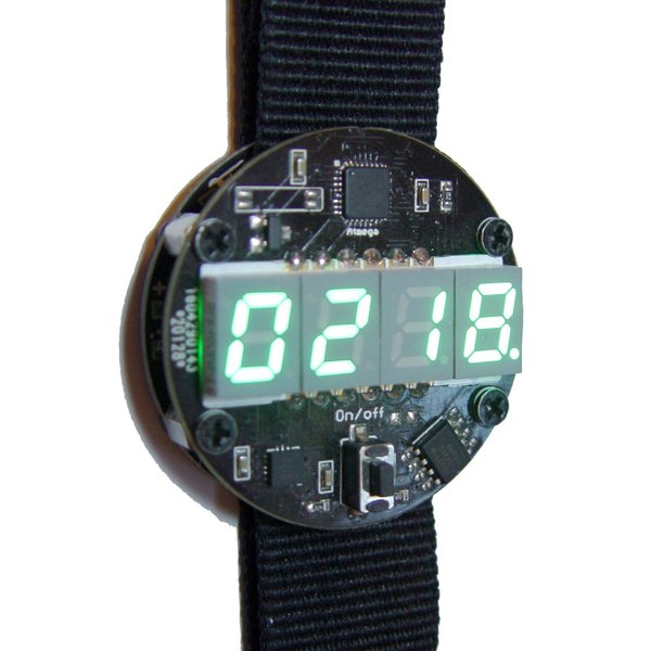 Motion activated LED watch | Hackaday.io