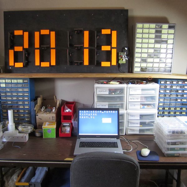 Servo Driven 7-segment Display | Hackaday.io