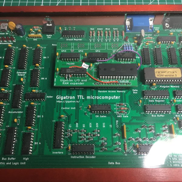 Gigatron I/O and RAM expander | Hackaday.io