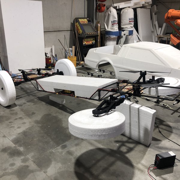 Full Scale flying delorean model | Hackaday.io