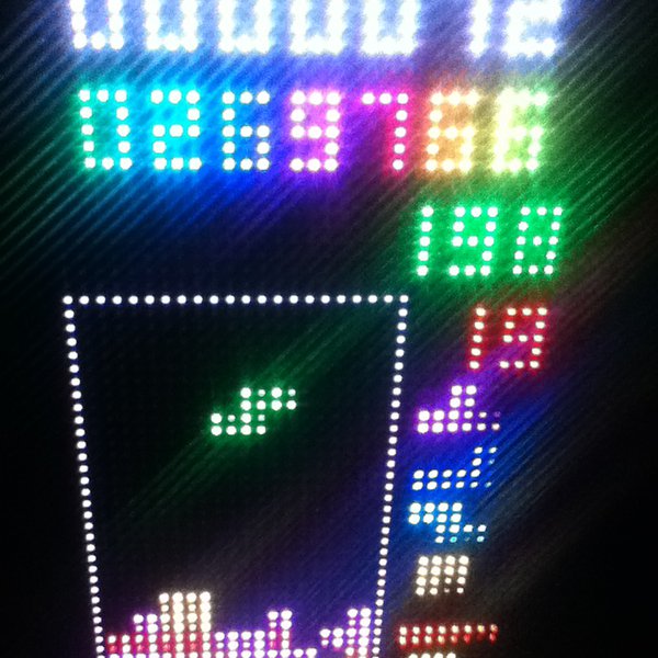 64x32 RGB LED Matrix Bare Metal Tetris | Hackaday.io