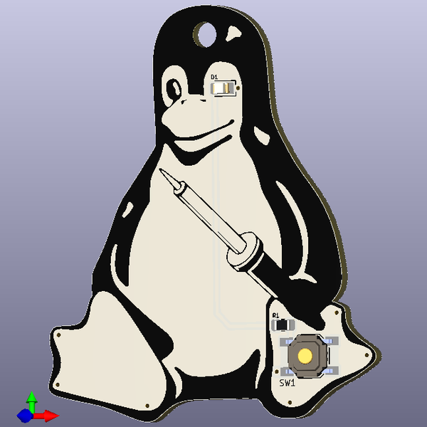 Tux-Badge | Hackaday.io