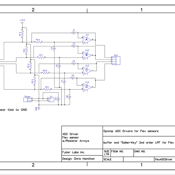 Flex Sensor ADC Buffer Flex Module | Hackaday.io