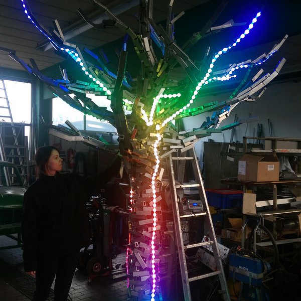 Stainless Steel Led Tree | Hackaday.io