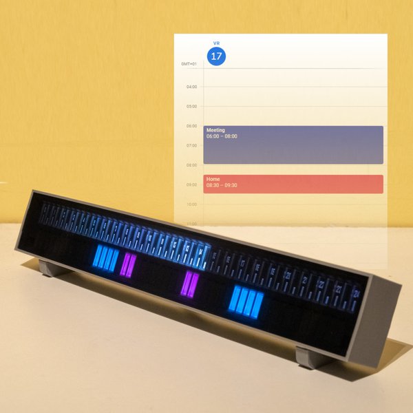 Linear Calendar Clock | Hackaday.io