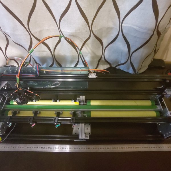 Big roller based plotter/vinyl cutter | Hackaday.io