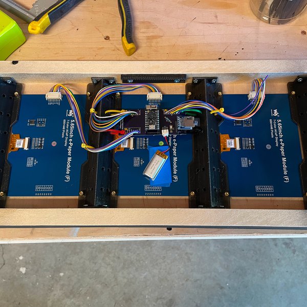 e-Paper Triptych: Carpets | Hackaday.io