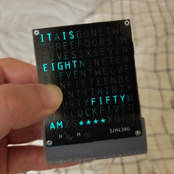 Small Word Clock | Hackaday.io