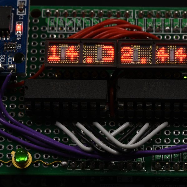 Retro Time: dot matrix LED clocks | Hackaday.io