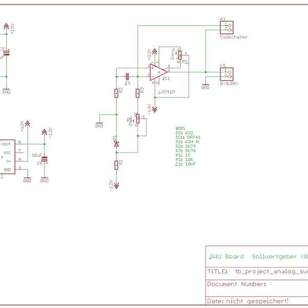 Adjustable Voltage Reference with OPAMP 741 | Hackaday.io