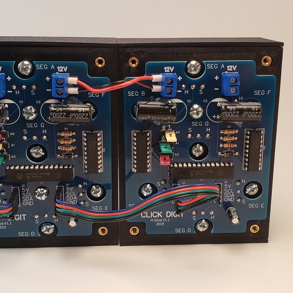 Click Digit - Electromagnetic 3D Printed 7 Segment | Hackaday.io