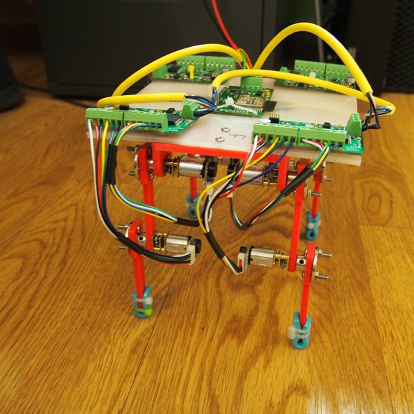 Quadruped Robot with Custom Leg Controllers | Hackaday.io