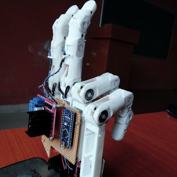 Anthropomorphic robotic hand For telemanipulation | Hackaday.io