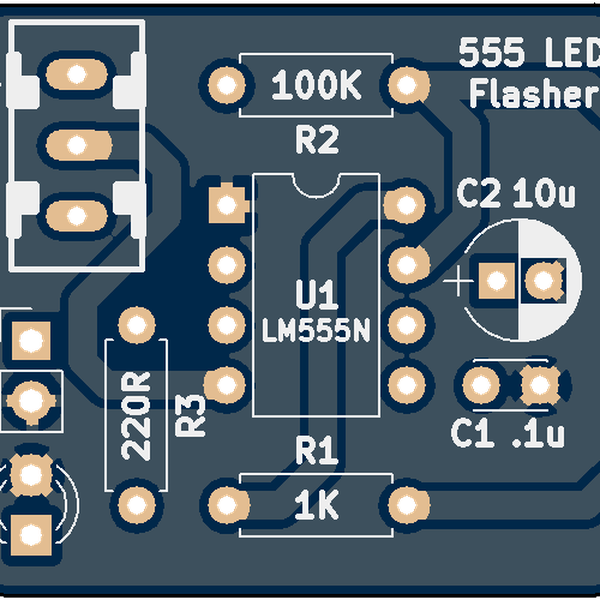 Simple 555 LED Flasher | Hackaday.io