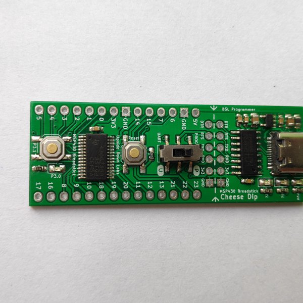 MSP430 BreadStick CheeseDip | Hackaday.io