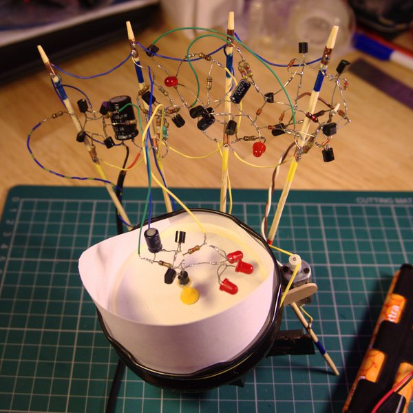 Light Sensitive Kinetic Sculpture Tribute To Dad | Hackaday.io
