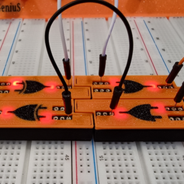 Illuminated Logic Gates | Hackaday.io