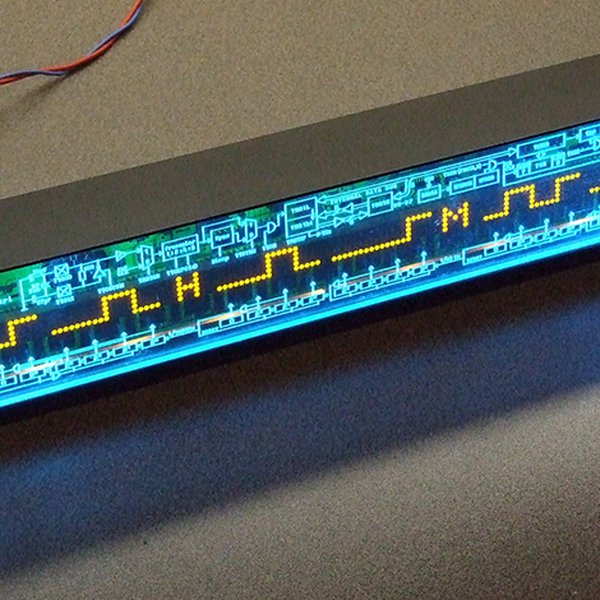 Waveshape binary clock | Hackaday.io