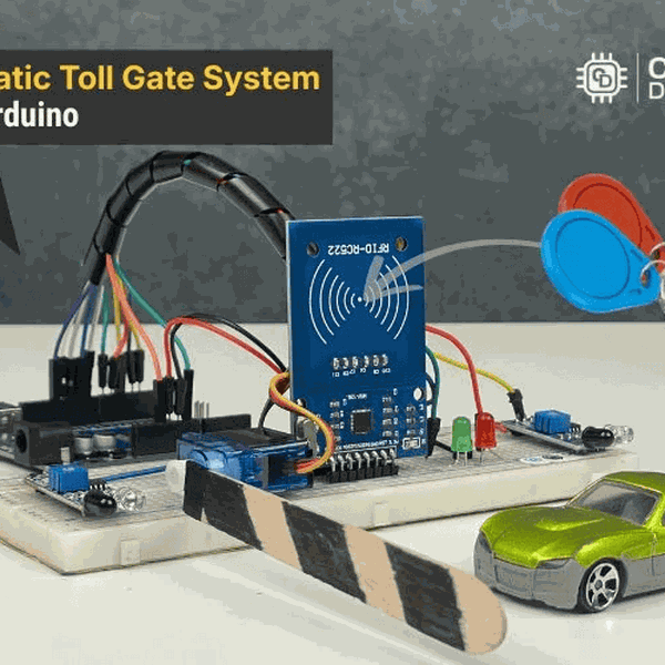 Automatic Toll Gate System Using Arduino & RFID | Hackaday.io