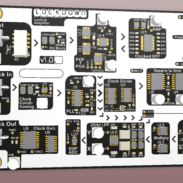 LOCKDOWN: An open-source Analog Lock-In Amplifier | Hackaday.io