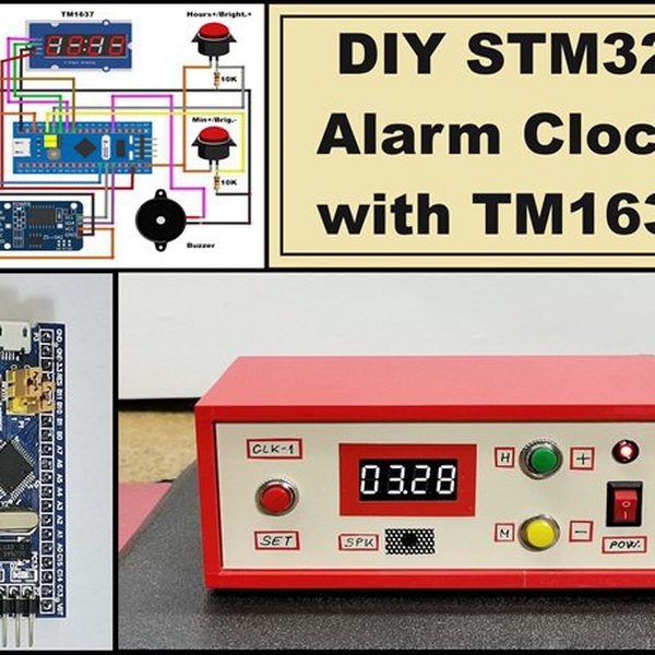 DIY STM32 Alarm Clock with 7-Segment Display | Hackaday.io