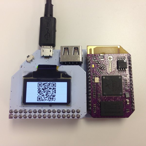 QR Codes Using Onion Omega | Hackaday.io