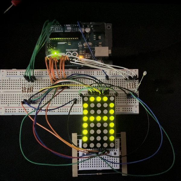 Scrolling Text On A 8x5 Multi Color Led Matrix