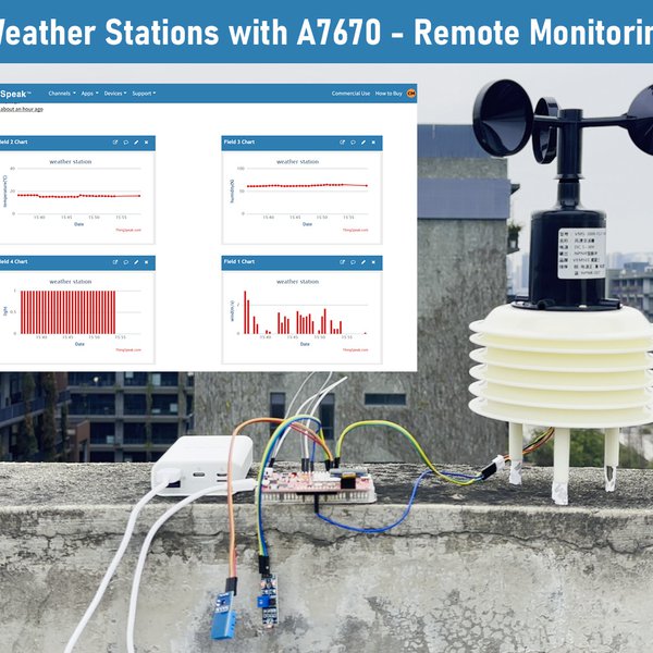 Weather Station With A7670 -- Remote Monitoring | Hackaday.io
