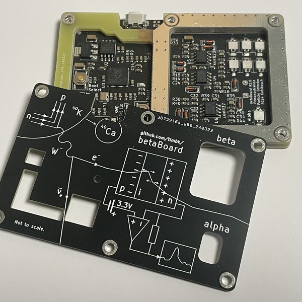 BetaBoard - Tiny Particle Physics Lab | Hackaday.io