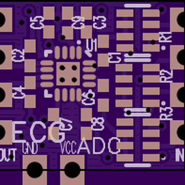 ECG ADC Buffer Flex Module | Hackaday.io