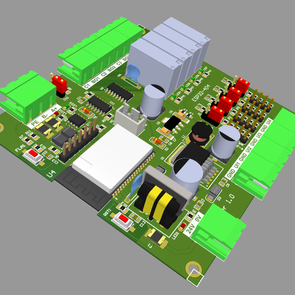 Esp32 Rs485 4 Input 4 Output