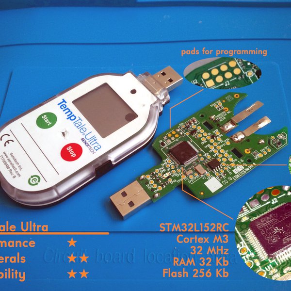 Free Devboard From a Used-up Temperature Logger | Hackaday.io