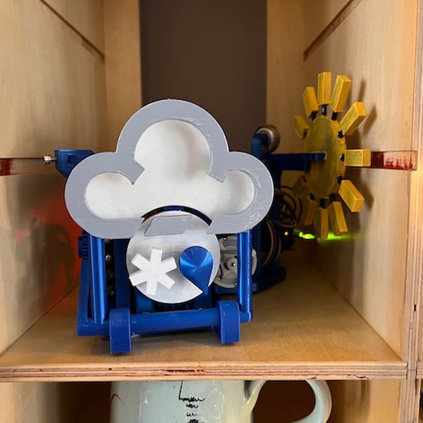 3d Printed Arduino Weather Api Contraption