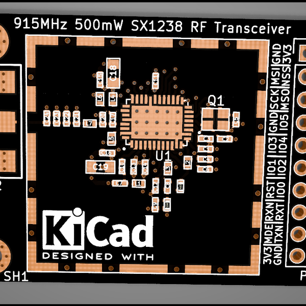 500mW (27dB) ISM Band Transceiver | Hackaday.io