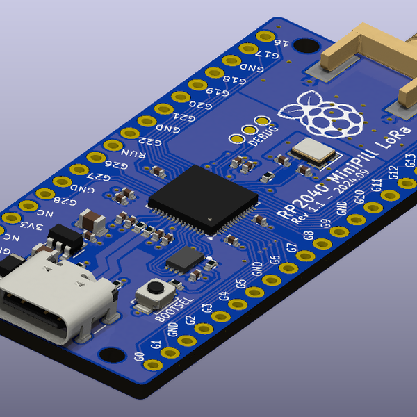 Rp2040 Minipill Lora