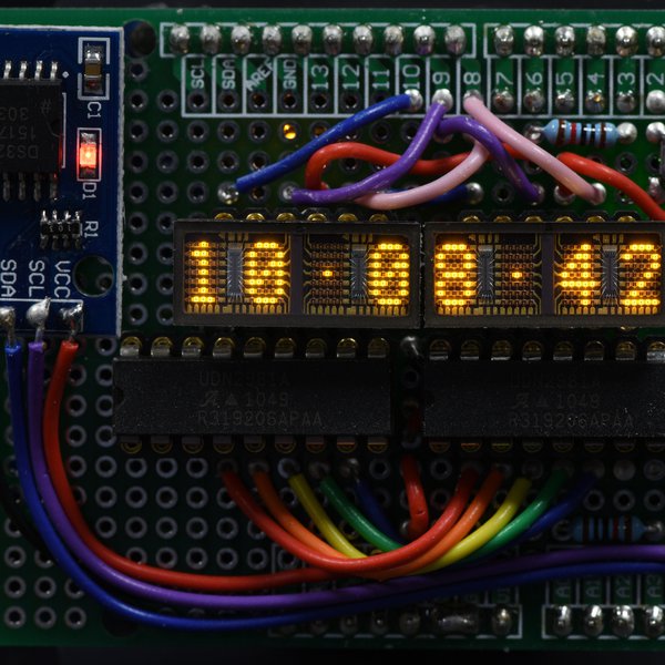Retro Time: dot matrix LED clocks | Hackaday.io