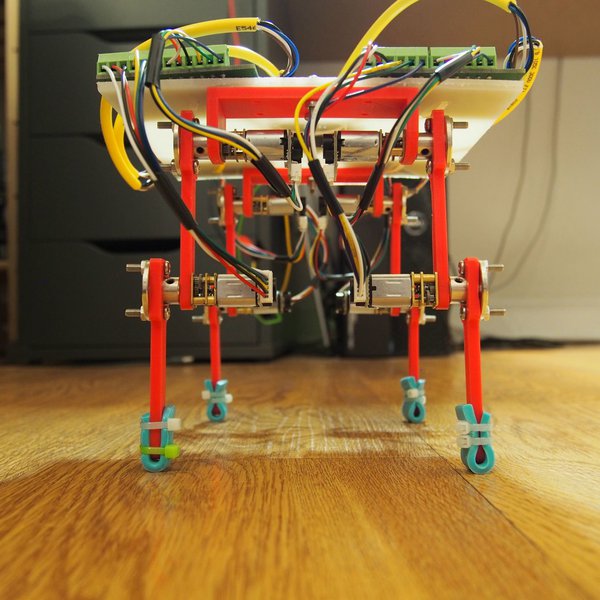 Quadruped Robot with Custom Leg Controllers | Hackaday.io