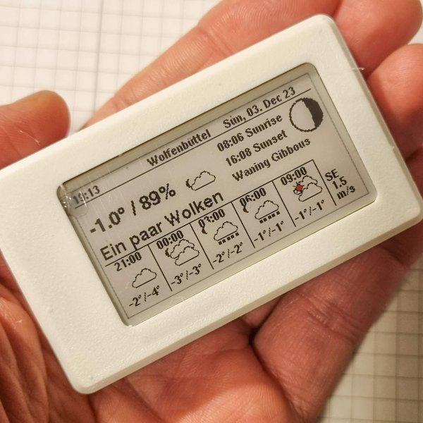Solar E-Ink Weather Station | Hackaday.io