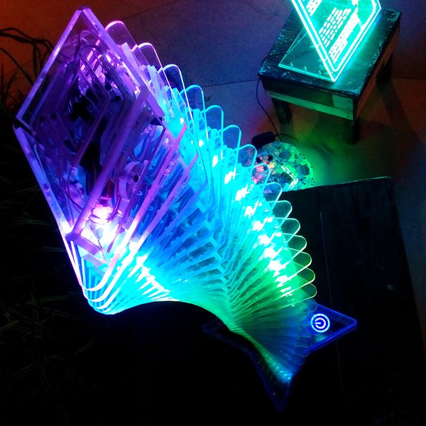 Interactive VU LED tower | Hackaday.io