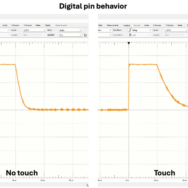 IO-touch: every IO pin is a capacitive sensor | Hackaday.io