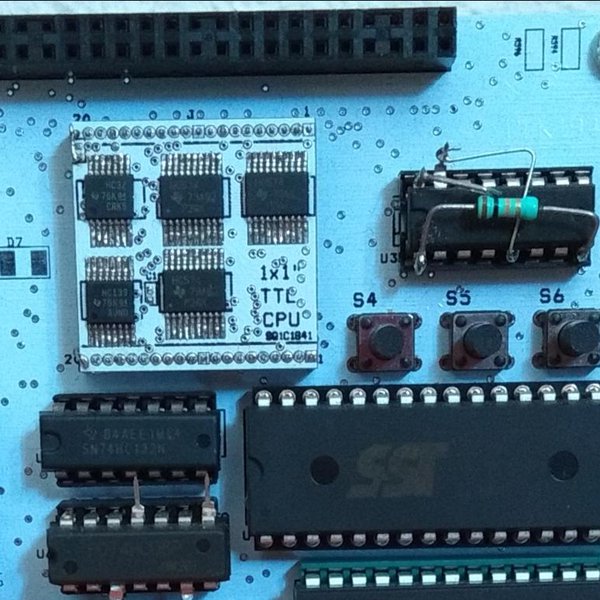 Clock driven by small homebrew CPU | Hackaday.io
