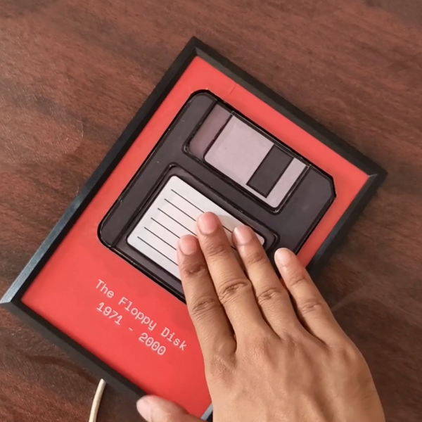 A beautiful save button that looks like a floppy d | Hackaday.io