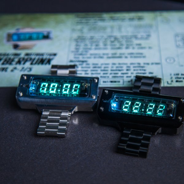 Futuristic Nixie Watch / VFD technology | Hackaday.io